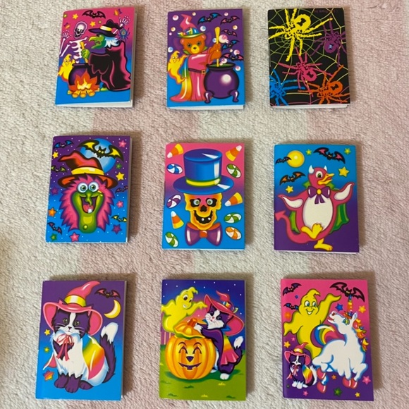 Lisa Frank | Accessories | Vintage Lisa Frank Mini Notebooks Halloween ...